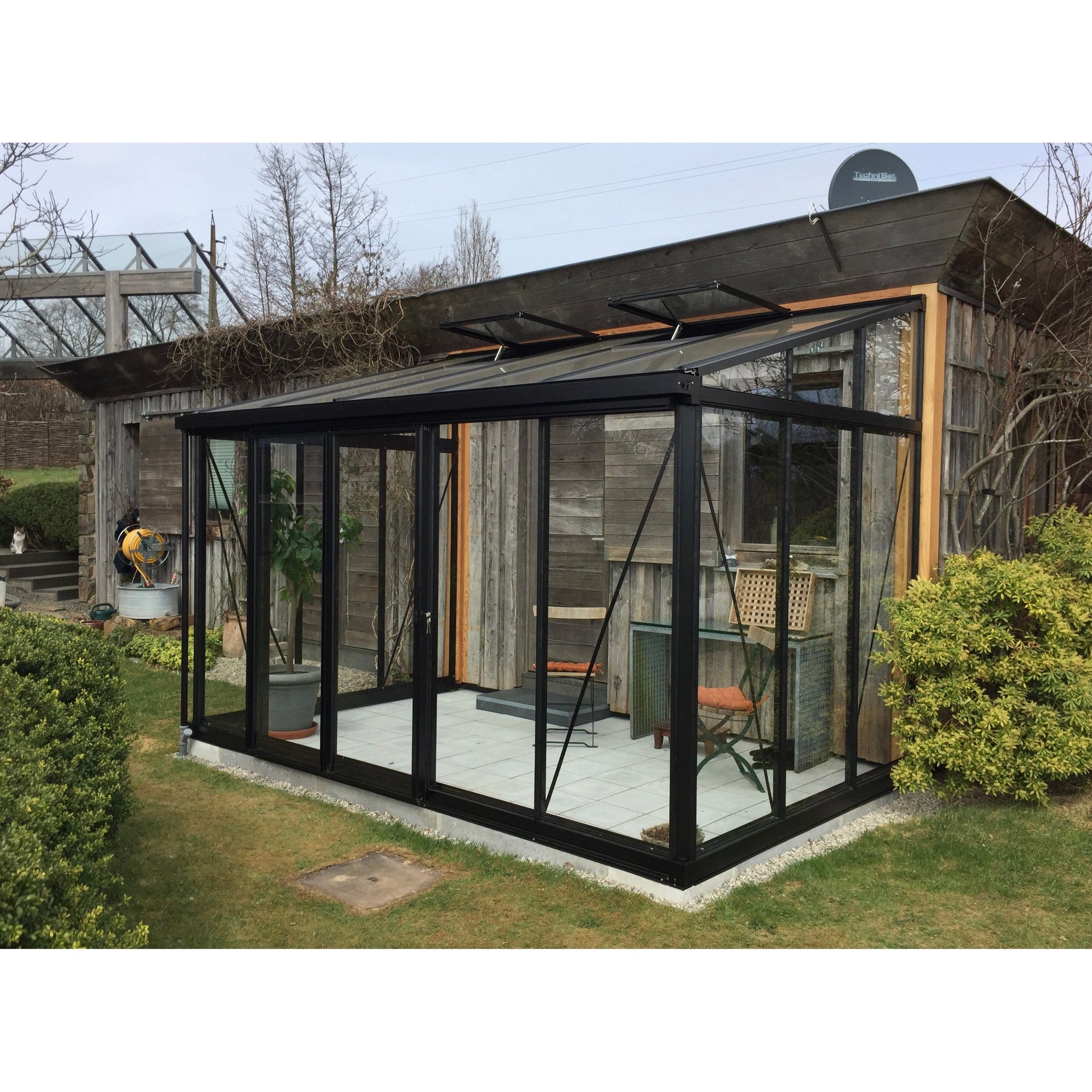 Exaco Janssens Arcadia Lean-to Greenhouse – Planet Greenhouse
